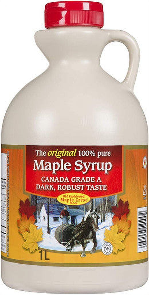 Old Fashioned Maple Crest Maple Syrup 1 Liter - Walmart.com