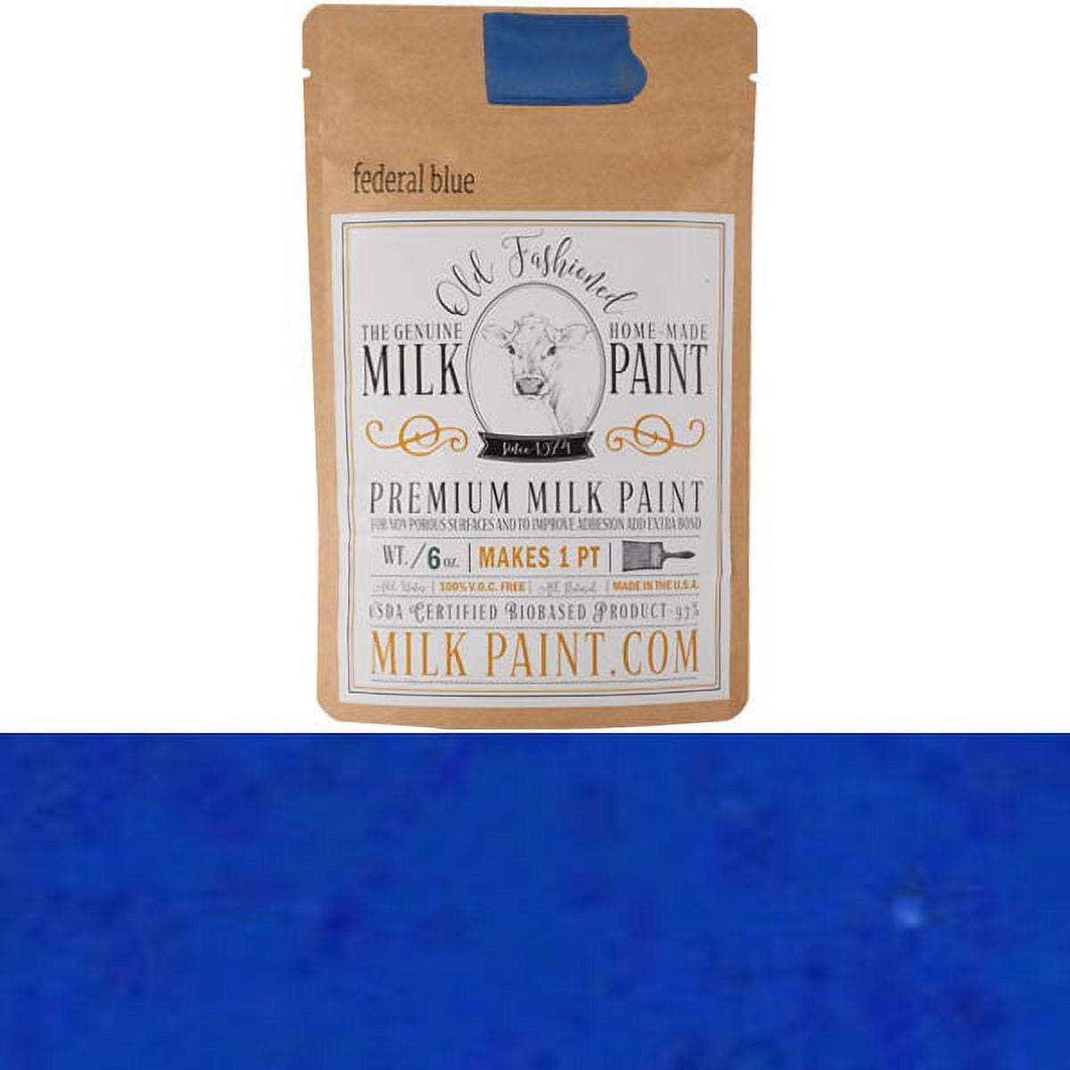 Old Fashioned Milk Paint Color: Federal Blue, Pint – Packaged as Powder ...