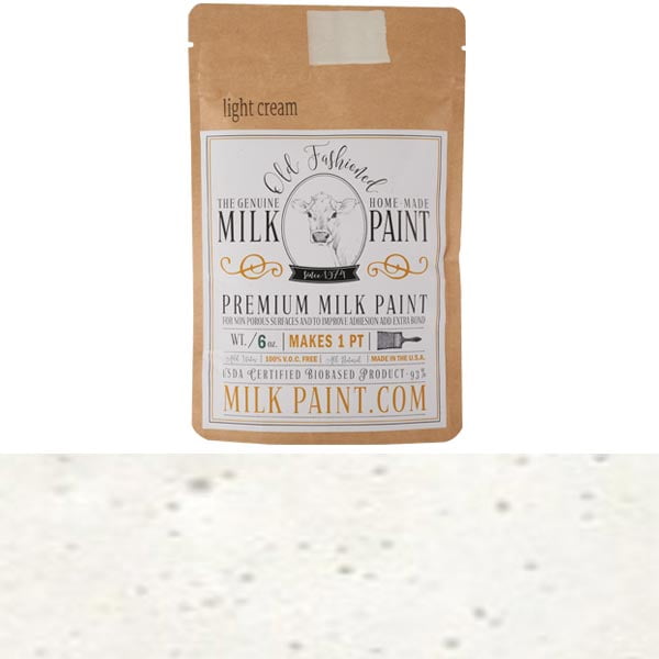 Old Fashioned Milk Paint Light Cream Milk Paint, 6 fl oz - Walmart.com