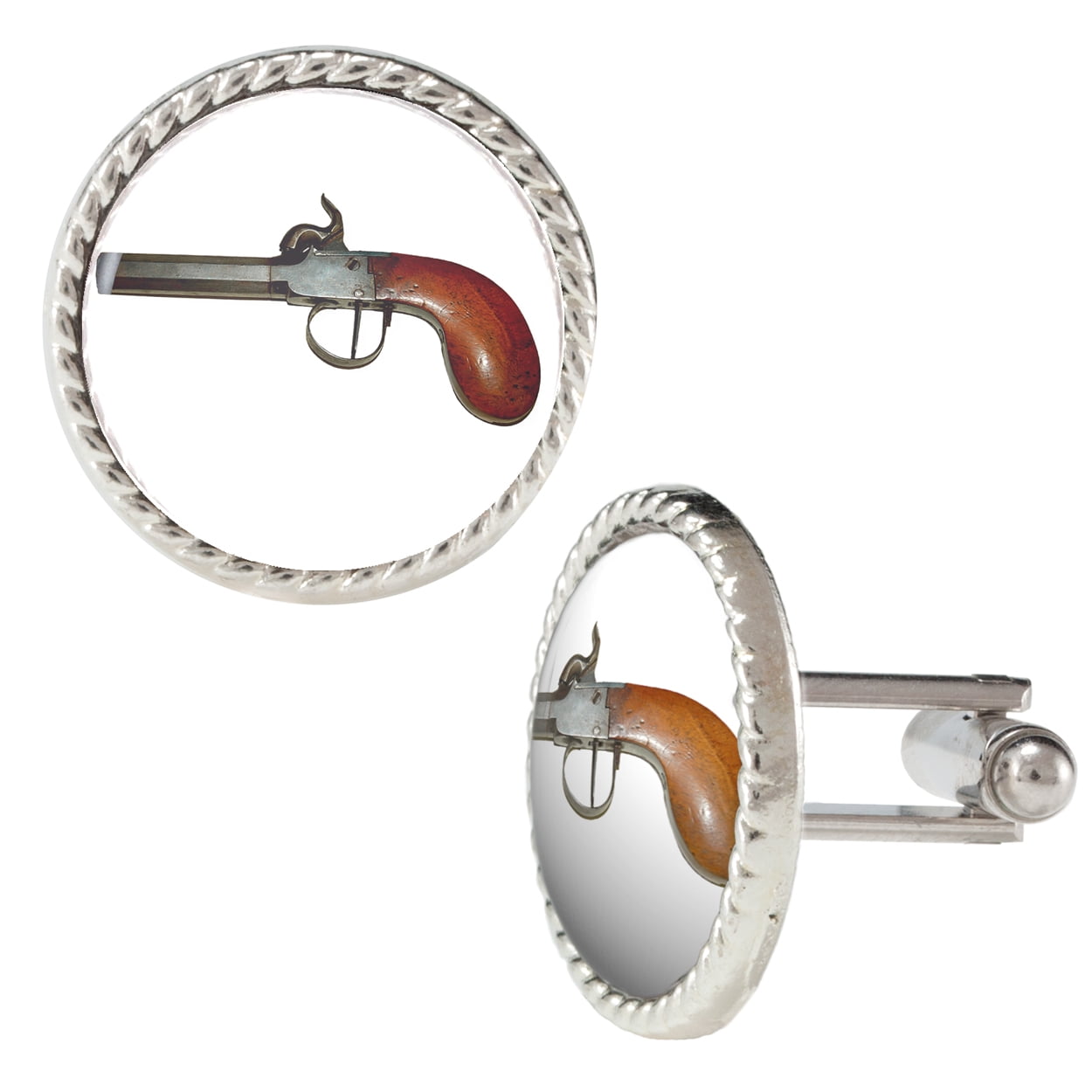 Old Fashioned Pistol Cufflinks - Walmart.com