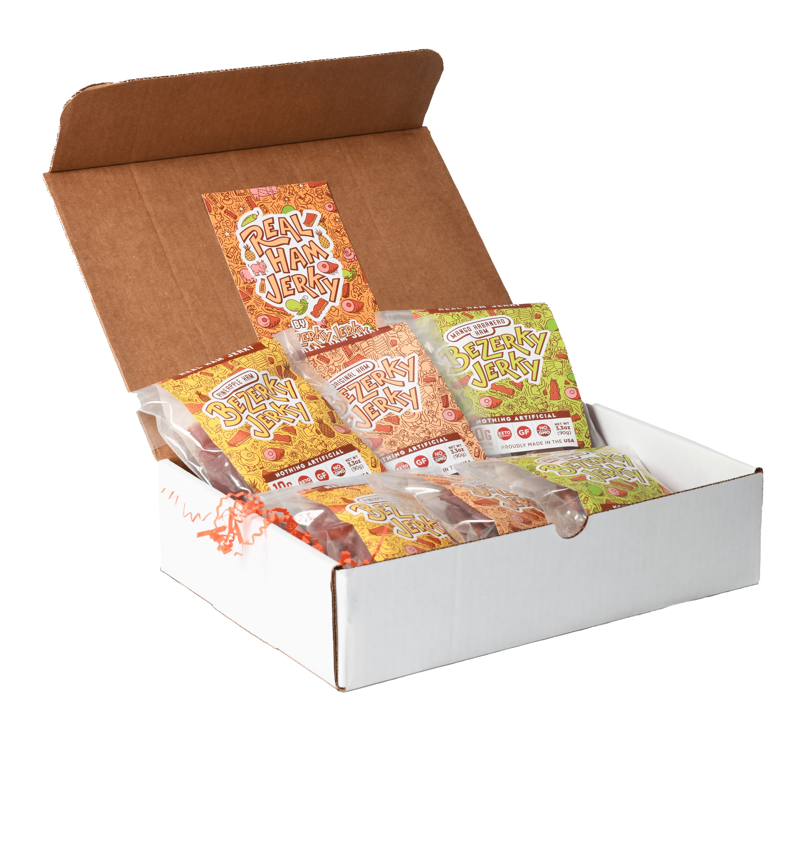 Old Fashioned Real Ham Jerky | Gift Box | All-Natural | No Nitrates ...