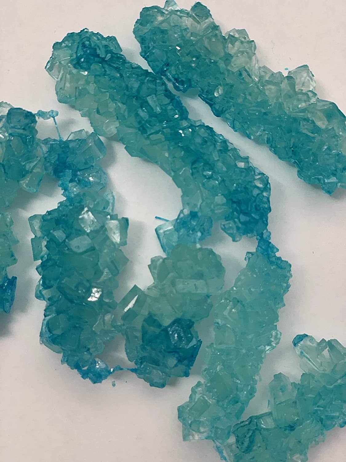 Old Fashioned Rock Candy Crystals on Strings, 1 Pound (Light Blue ...