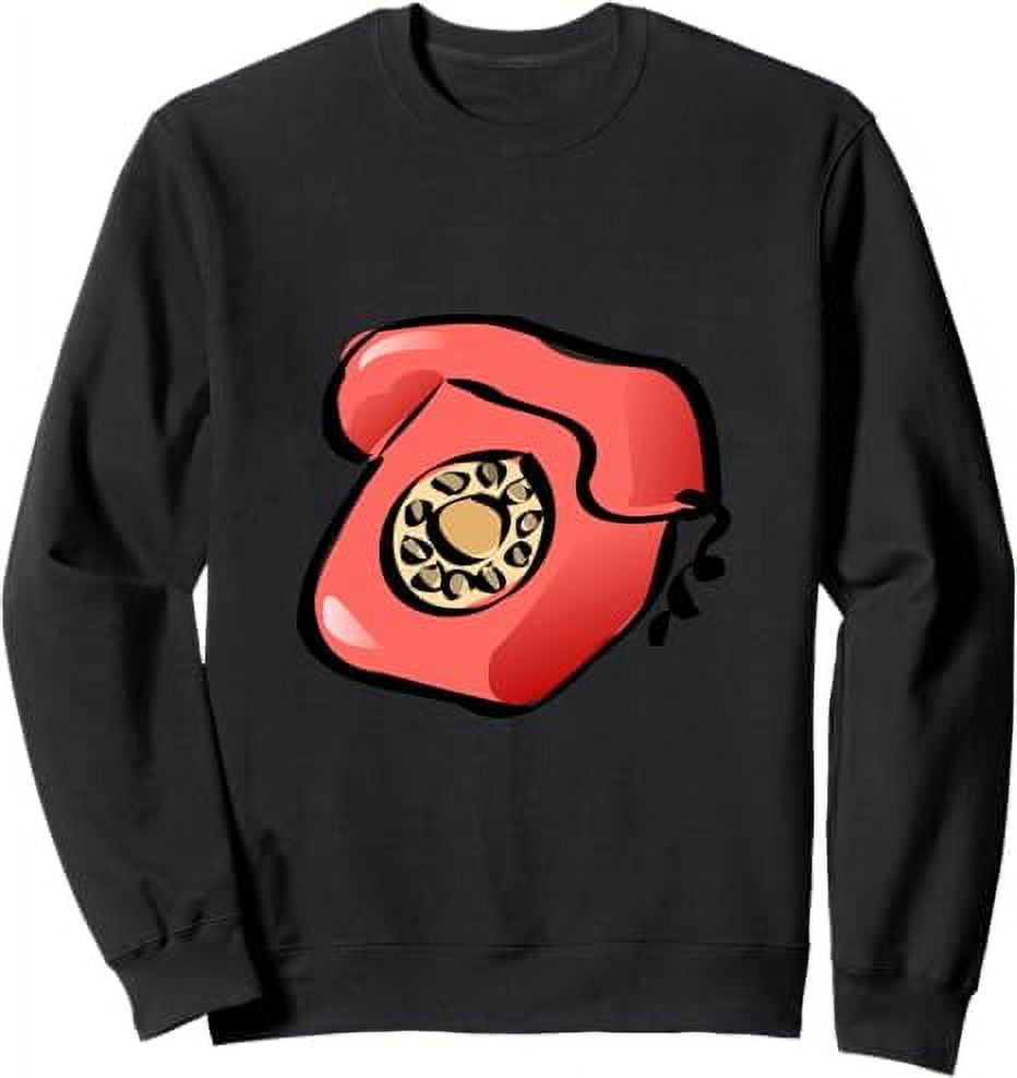 Old Fashioned Rotary Telephone Sweatshirt - Walmart.com