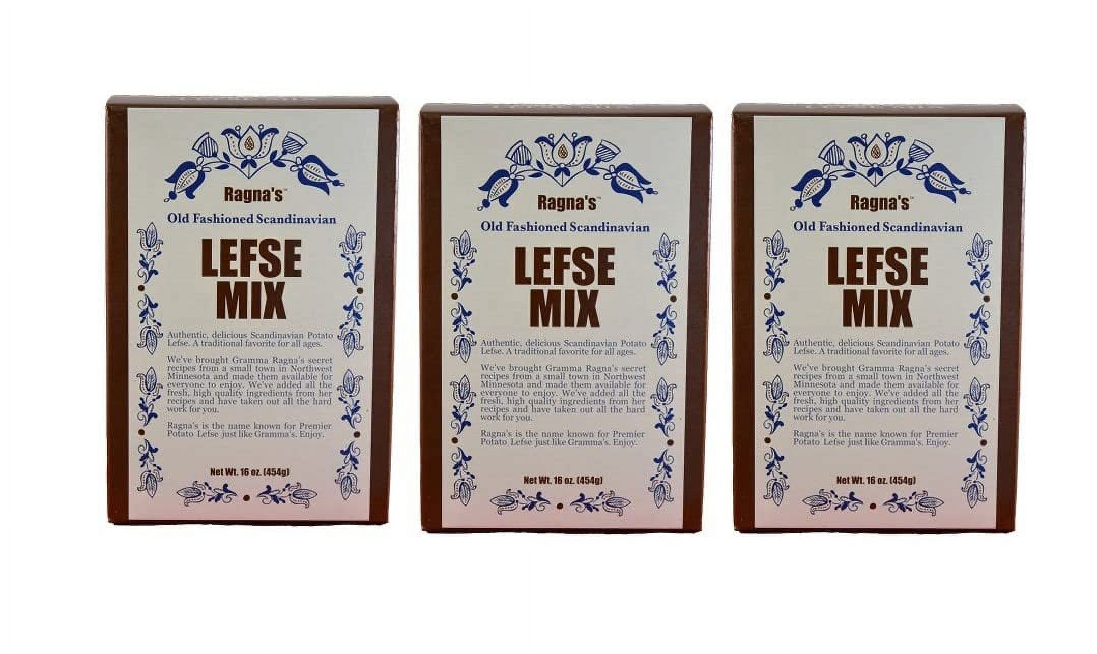 Old Fashioned Scandinavian Potato Lefse Mix - 16 oz 3 pack - Walmart.com