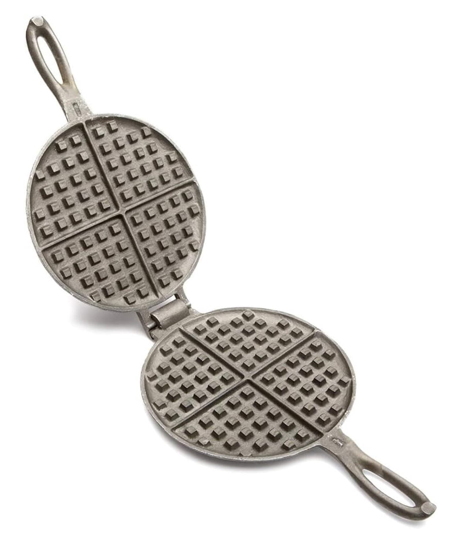 Old Fashioned Waffle Iron, Cast Iron - #1100 Traditional Waffle Maker ...
