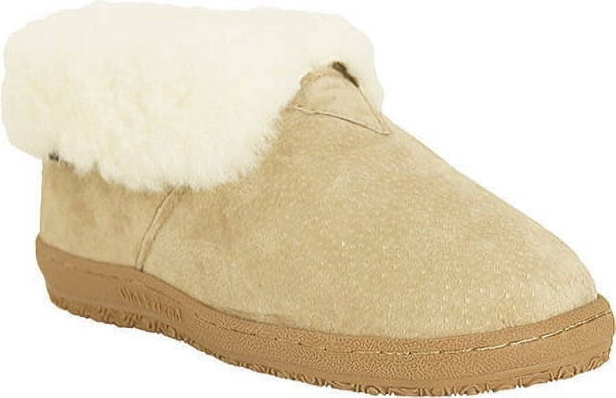 Old Friend Women's Sheepskin Fleece Bootee Flip-Up Slippers 441120 (11 ...