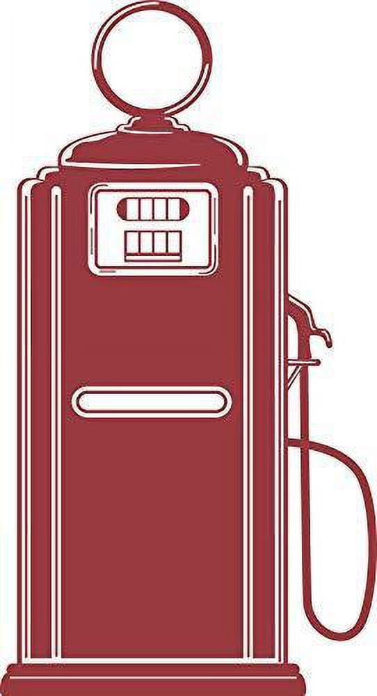 Old Gas Pump Station Petroleum Vinyl Wall Art Sticker Decal Graphic ...