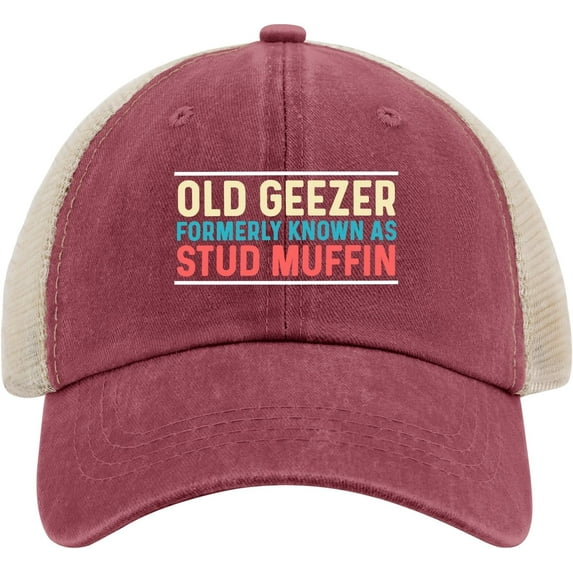 Old Geezer Formerly KNOWNS AS Stud Muffin Hat Trucker Hat Men Trendy ...