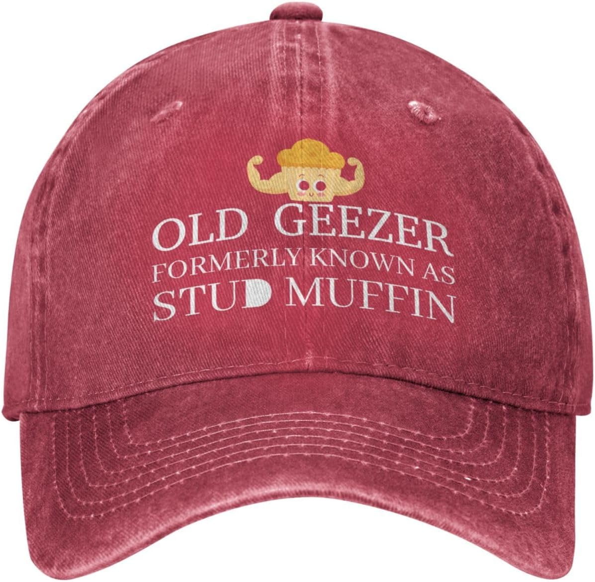Old Geezer Formerly Known As Stud Hat for Men Baseball Hat with Design ...