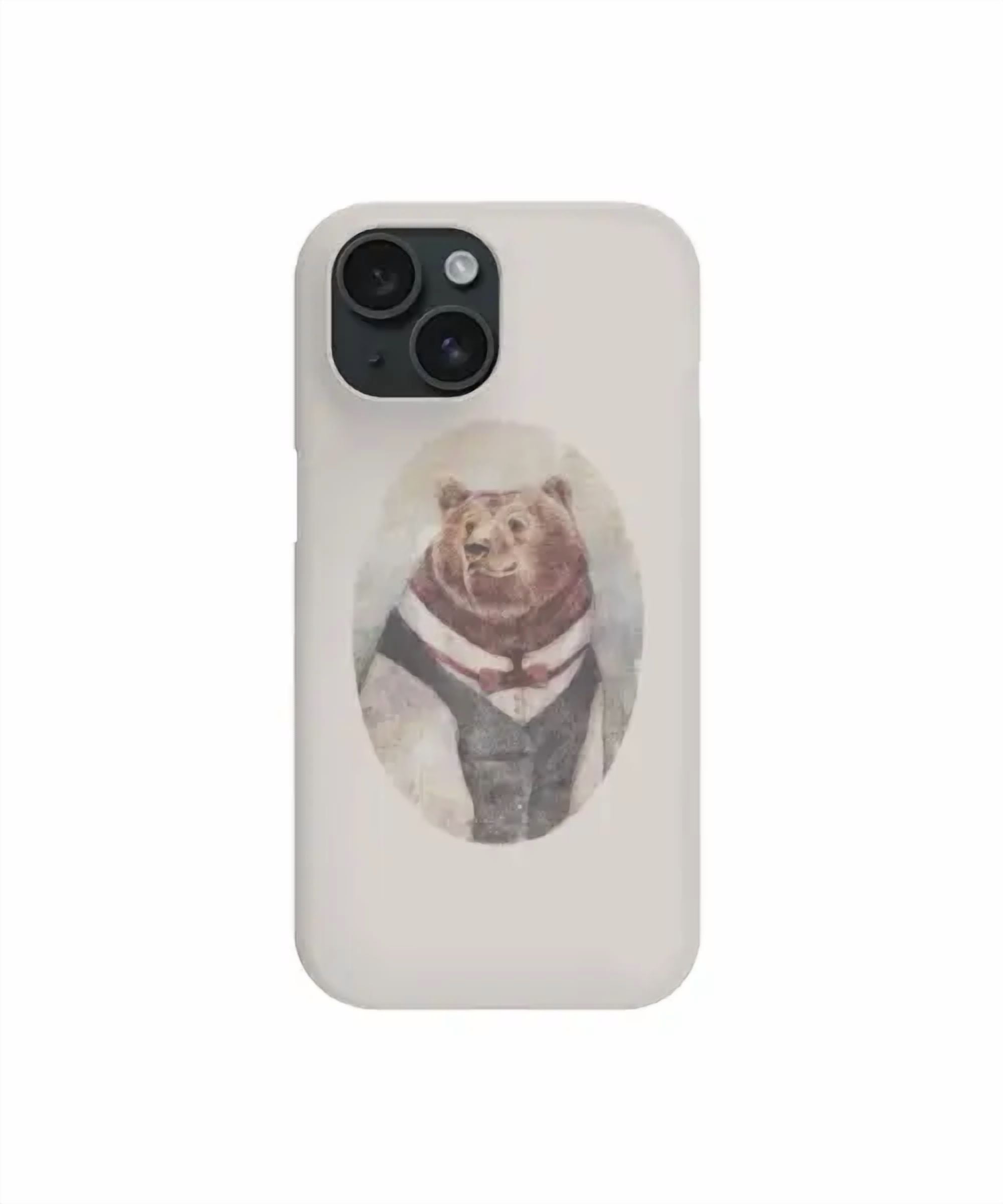 Old Gentleman Whimsical Character Phone Case for iPhone 11-17 All ...