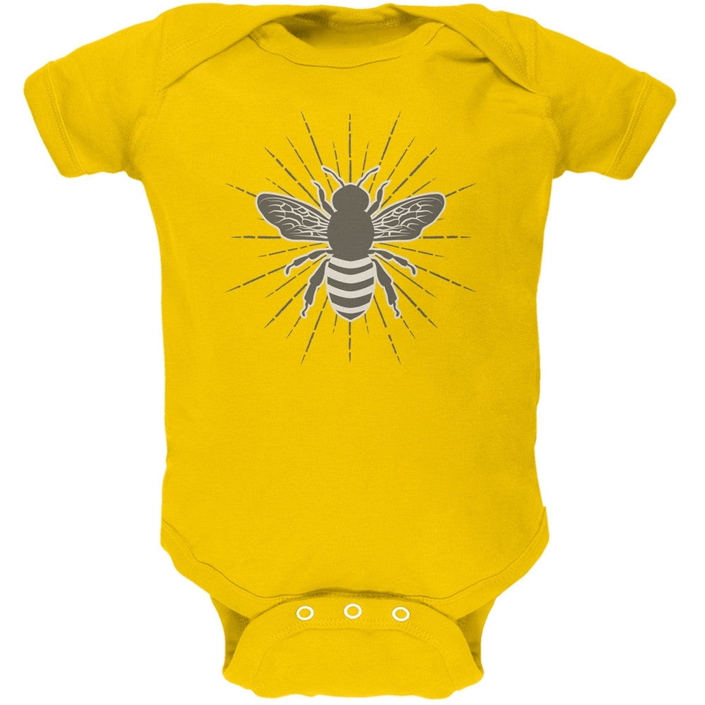 Old Glory Bumble Bee Rays Short Sleeve Graphic Baby One Piece - Walmart.com