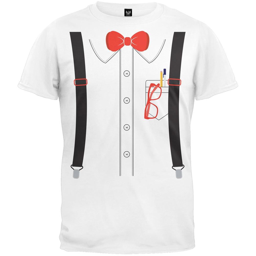 Old Glory Mens Halloween Nerd Costume Short Sleeve T Shirt - Walmart.com