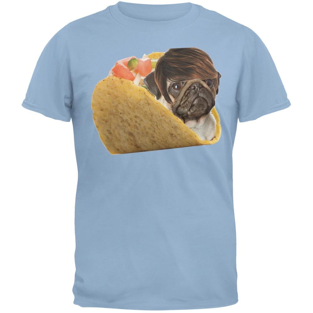 Old Glory Mens Taco Pug Short Sleeve Graphic T Shirt - Walmart.com