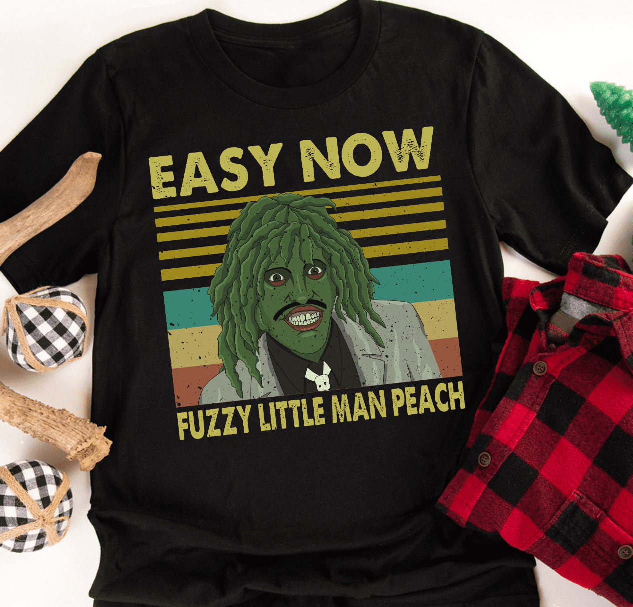 Old Gregg Easy Now Fuzzy Little Man Peach The Mighty Boosh Vintage T ...