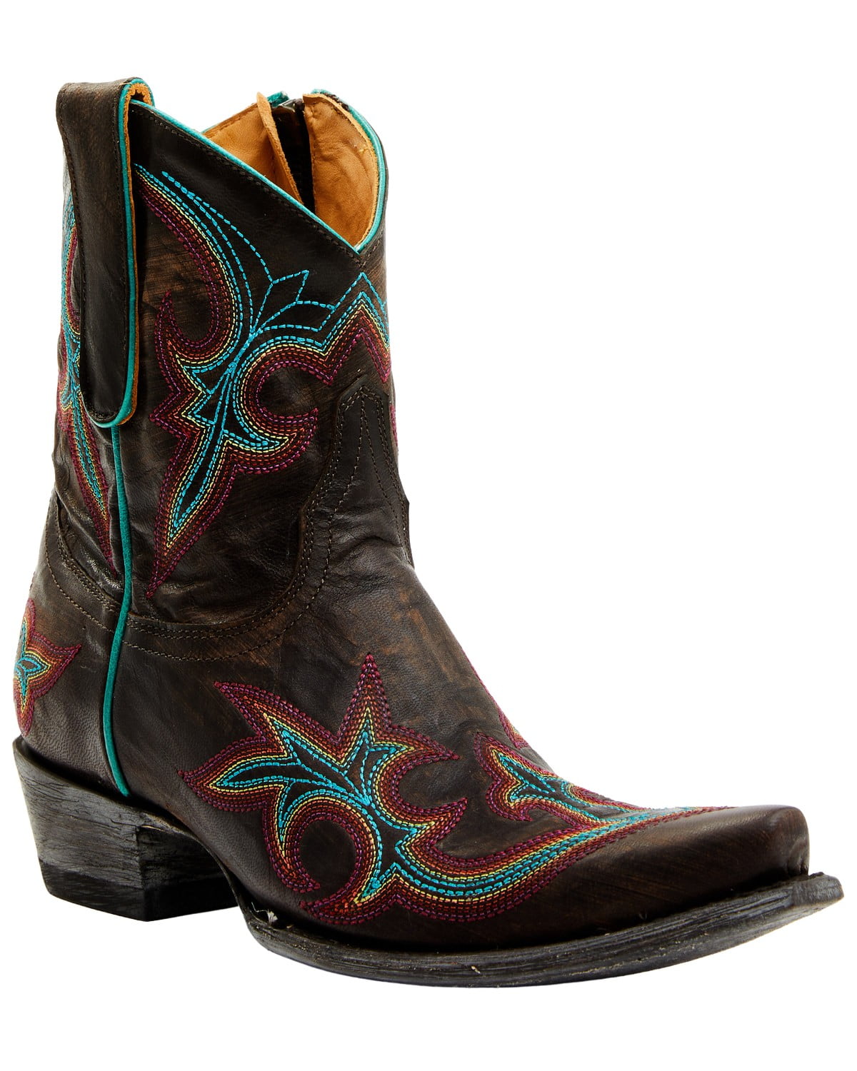 Old Gringo Women's Diego Short Embroidered Booties Snip Toe - BL 3595-5 ...