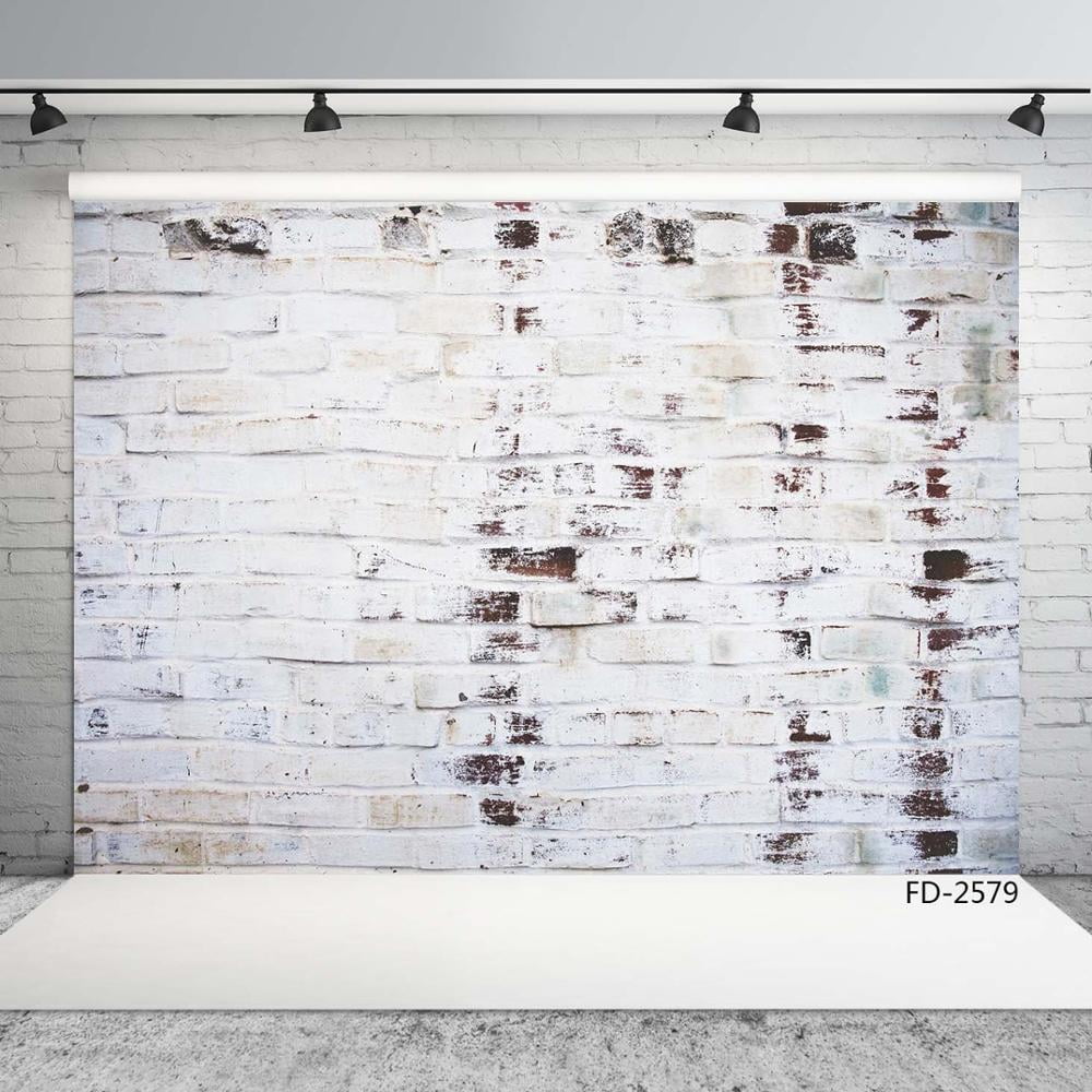 Old Grunge Fading Brick Wall View Backdrop Children Young Portrait ...