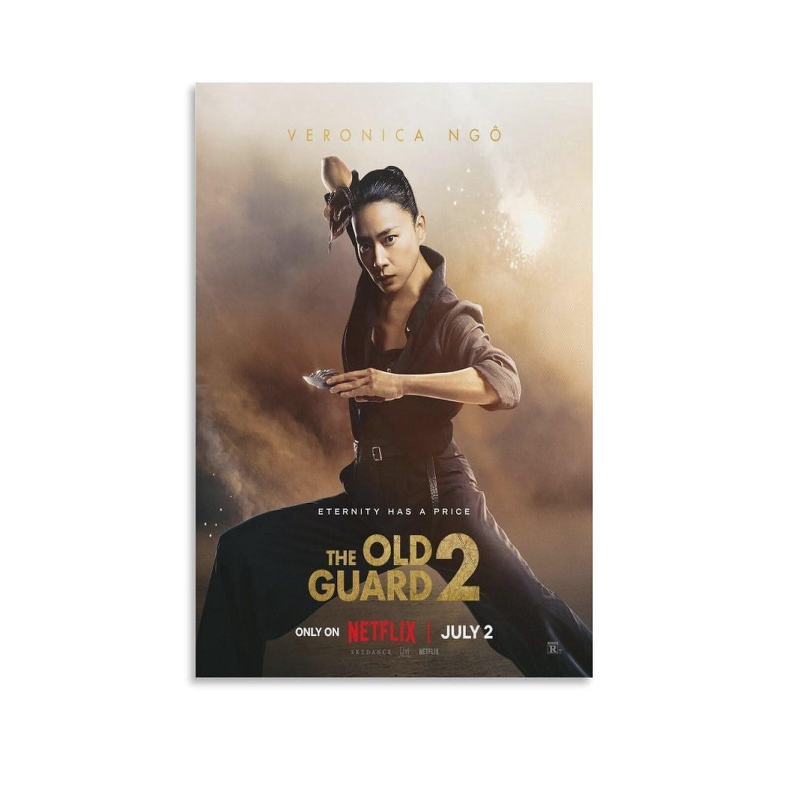 Old Guard 2 - Vintage Blockbuster Movie Poster New Movie Poster Canvas ...