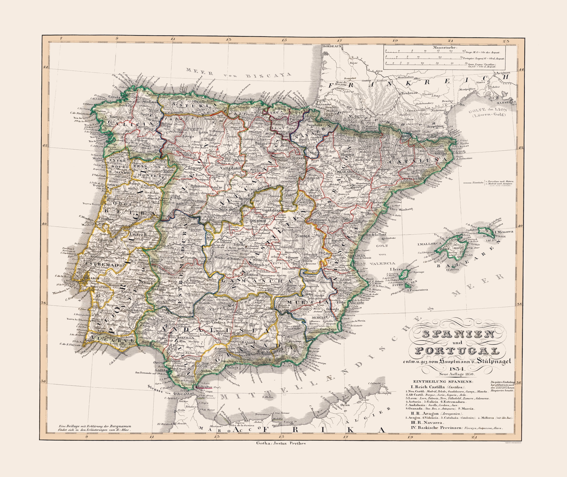 Where Is The Iberian Peninsula Located On A Map