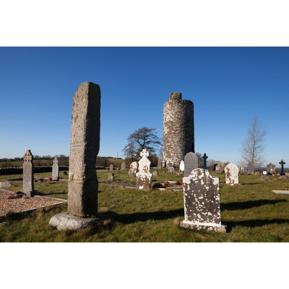 Old Kilcullen Round Tower County Kildare Ireland Poster Print (12 x 36 ...