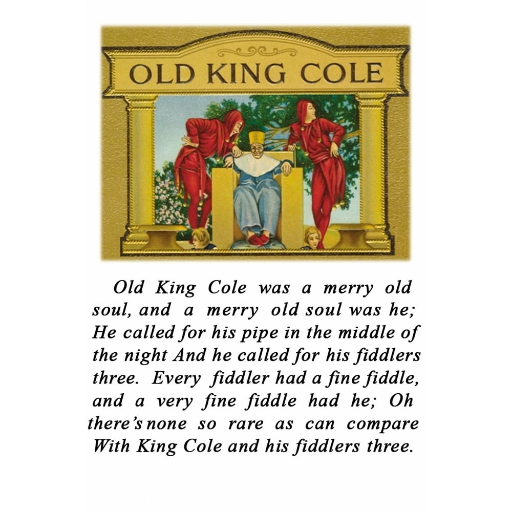 Old King Cole Poster Print by Wilbur Pierce - Walmart.com