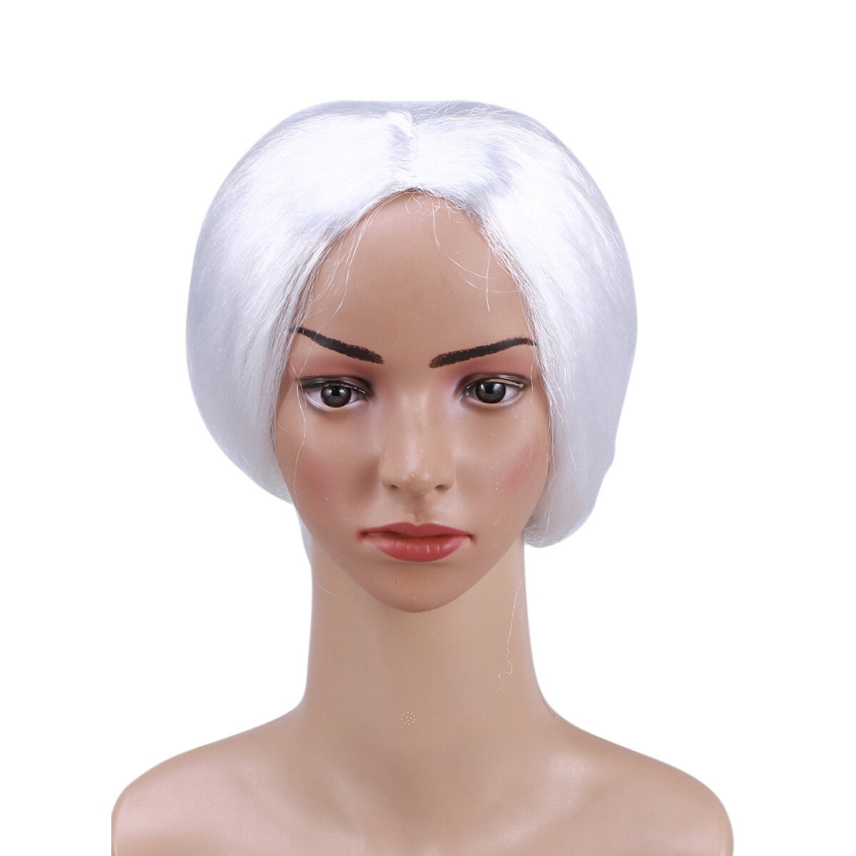 Old Lady Wigs Aged Women Wig Theme Party Wig Carnival Wig Mrs Santa Wig ...