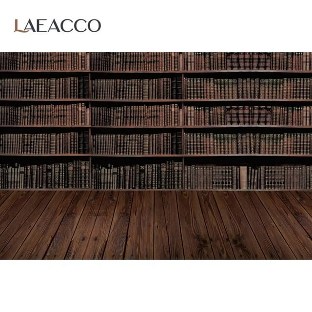 Old Library Wood Shelf Books Floor Study Home Decor Baby Child ...