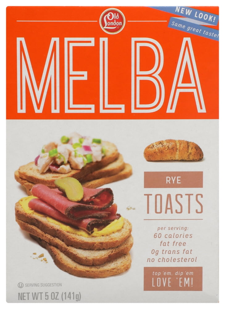 Old London Melba Rye Toasts, 5 Oz - Walmart.com