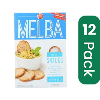 Old London Melba Snacks Sea Salt 5.25 oz (Pack of 12) - Walmart.com