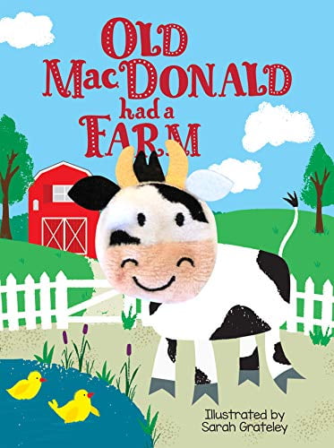 Pre-Owned Old MacDonald Had a Farm - Finger Puppet Book - Novelty Book ...