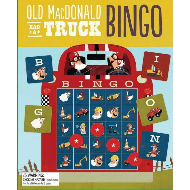 Old MacDonald Had a Truck Bingo (Game) - Walmart.com