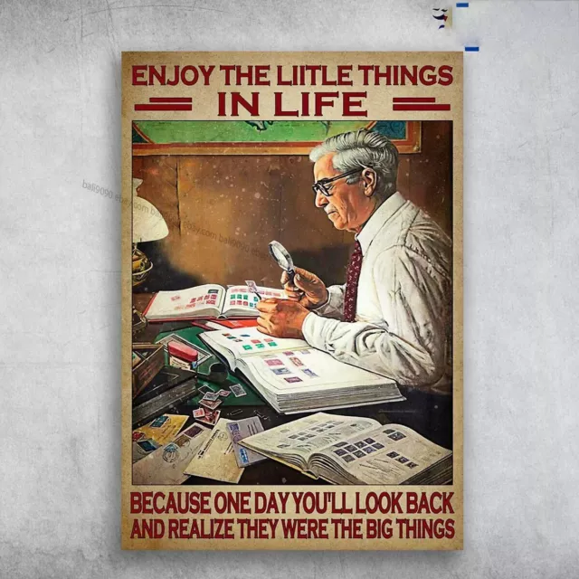 Old Man Collects Stamps - Enjoy The Little Things In Life, Because One ...