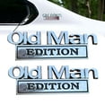 Old Man Edition Car Emblem, 3D Metal Badge Car Stickers Decals, for ...