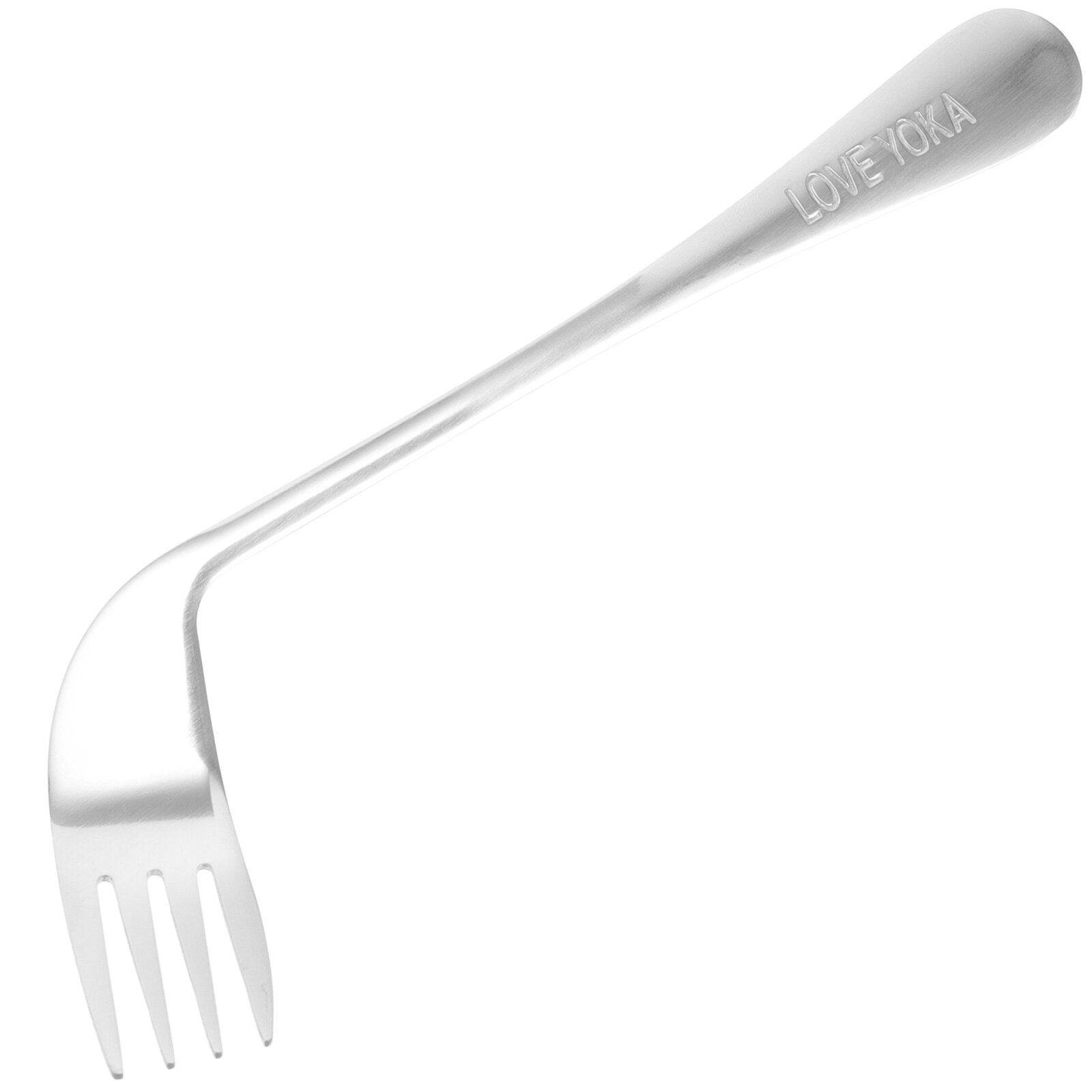 Old Man Elbow Fork Flatware Curved Fork Lightweight Fork Small Disabled ...