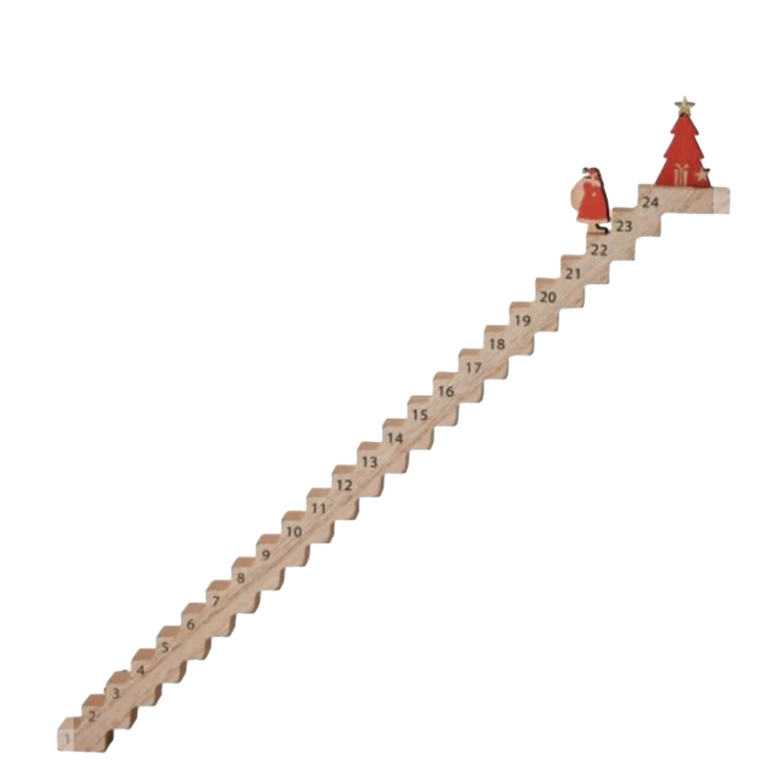 Old Man Ladder Countdown Christmas Advent Calendar Wooden Party Decor ...