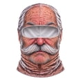 Old Man Ski Mask Funny Realistic Face Balaclava 3D Printed Full Face ...