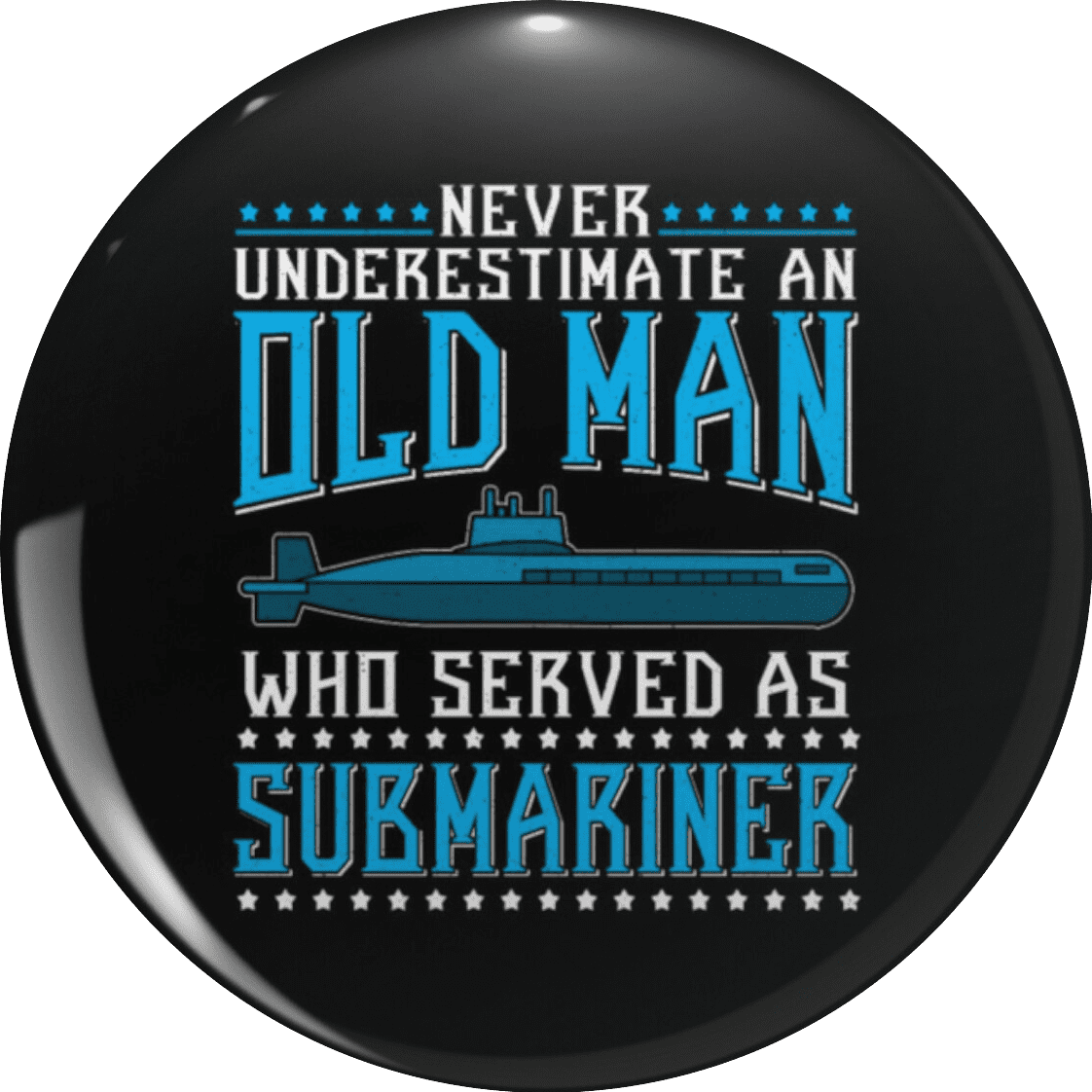 Old Man Who Serve As Submariner Navy Submarine Pin Lapel Pin Brooch ...