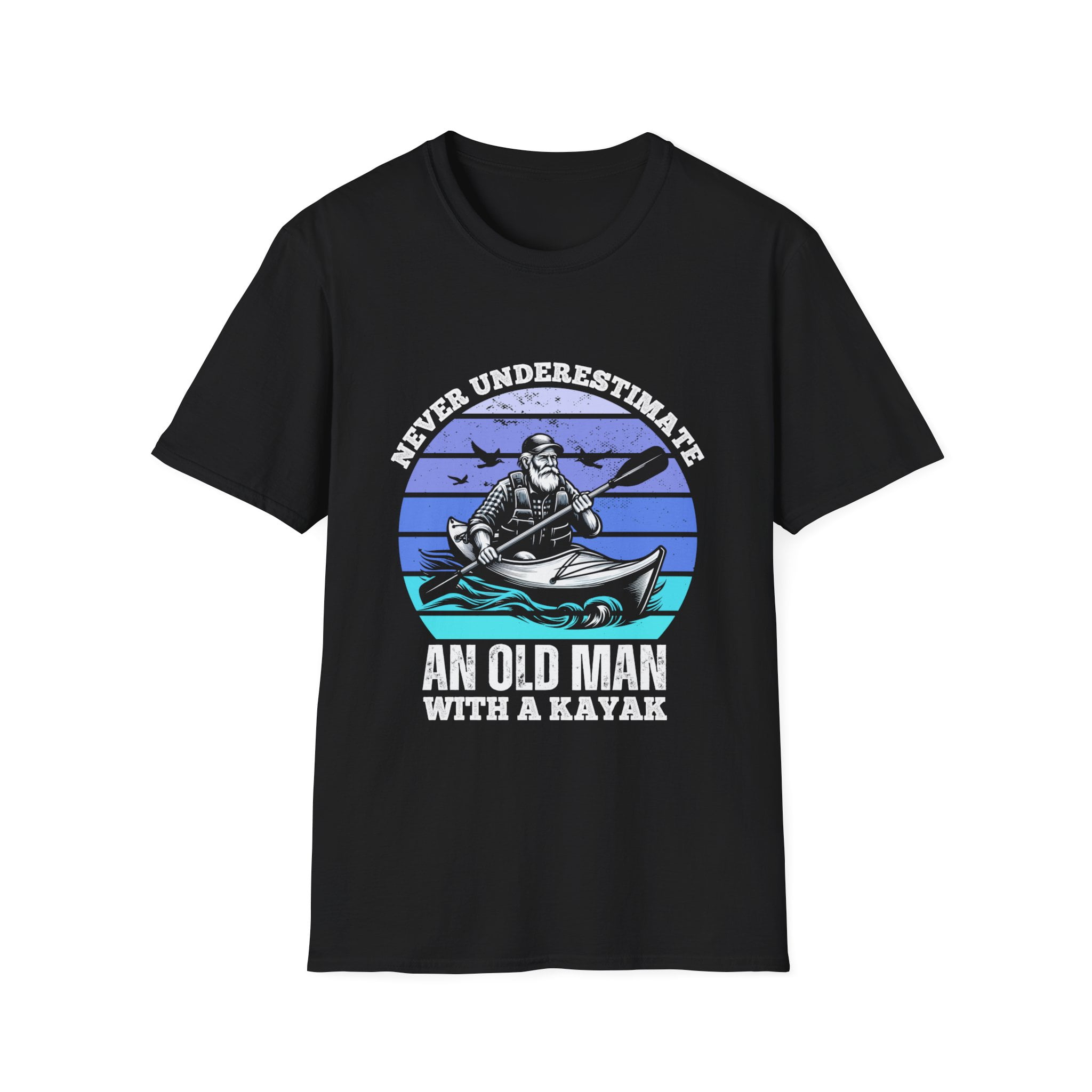 Old Man With A Kayak Kayaking Kayaker Boating Lover - Walmart.com