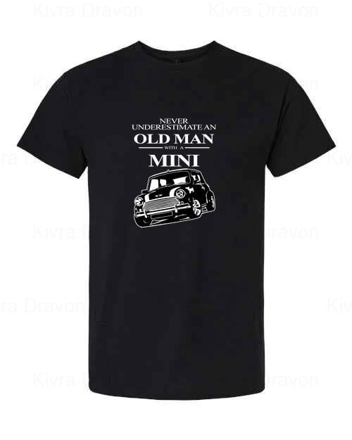 Old Man With A Mini Cooper Classic Car British Motor Fan Club unisex up ...