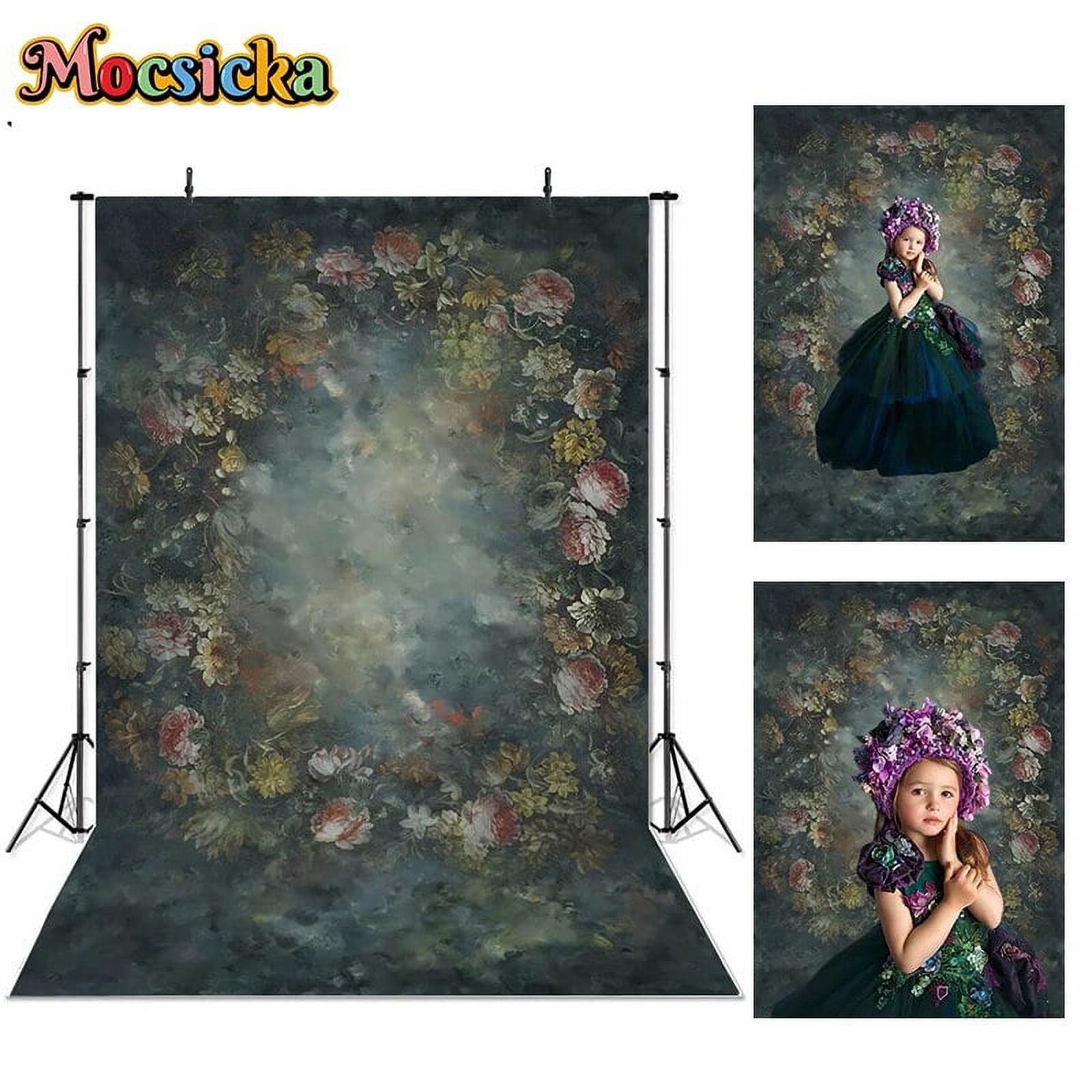 Old Master Floral Newborn Kids Birthday Photography Backdrop Spring ...