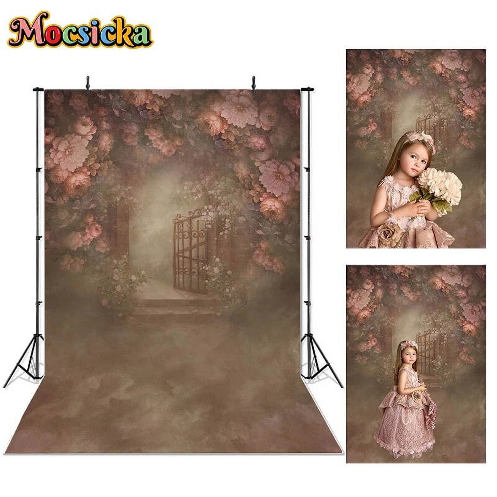 Old Master Floral Photography Backdrop Spring Flowers Girls Newborn ...