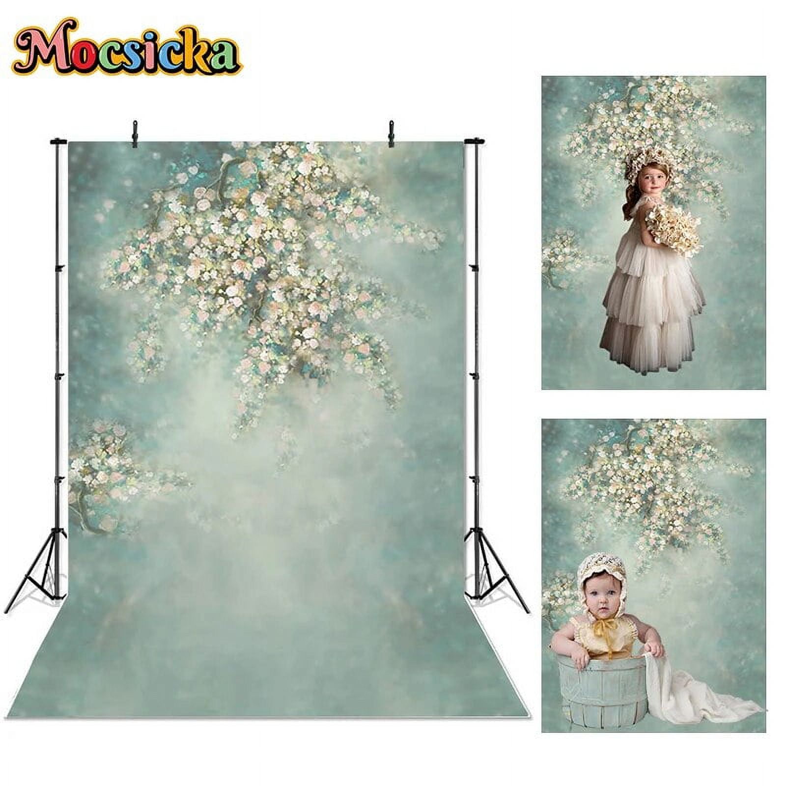 Old Master Floral Photography Backdrop Spring Flowers Girls Newborn ...