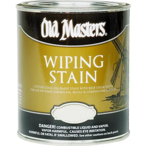 Old Masters 12016 Wiping Stain Interior Exterior Dark Walnut 1/2 Pint ...