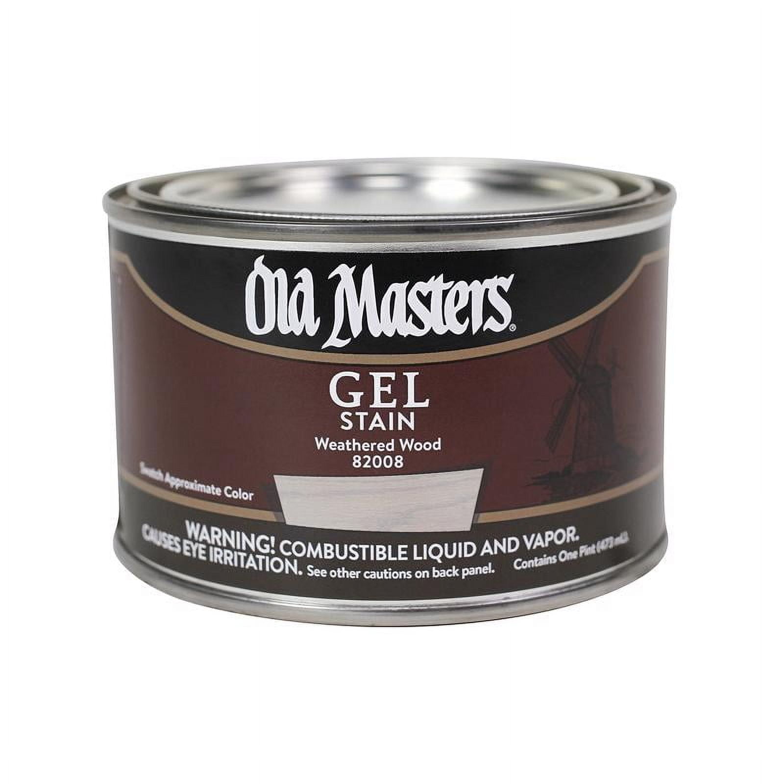 Old Masters 292668 Pint Weathered Wood Gel Stain - Walmart.com