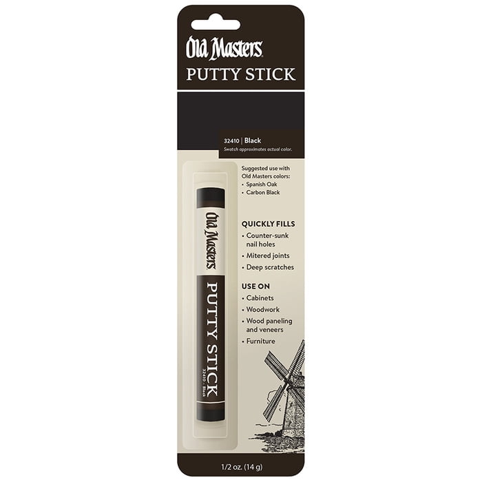 Old Masters 32410 Black Perfect Match Putty Stick - Walmart.com