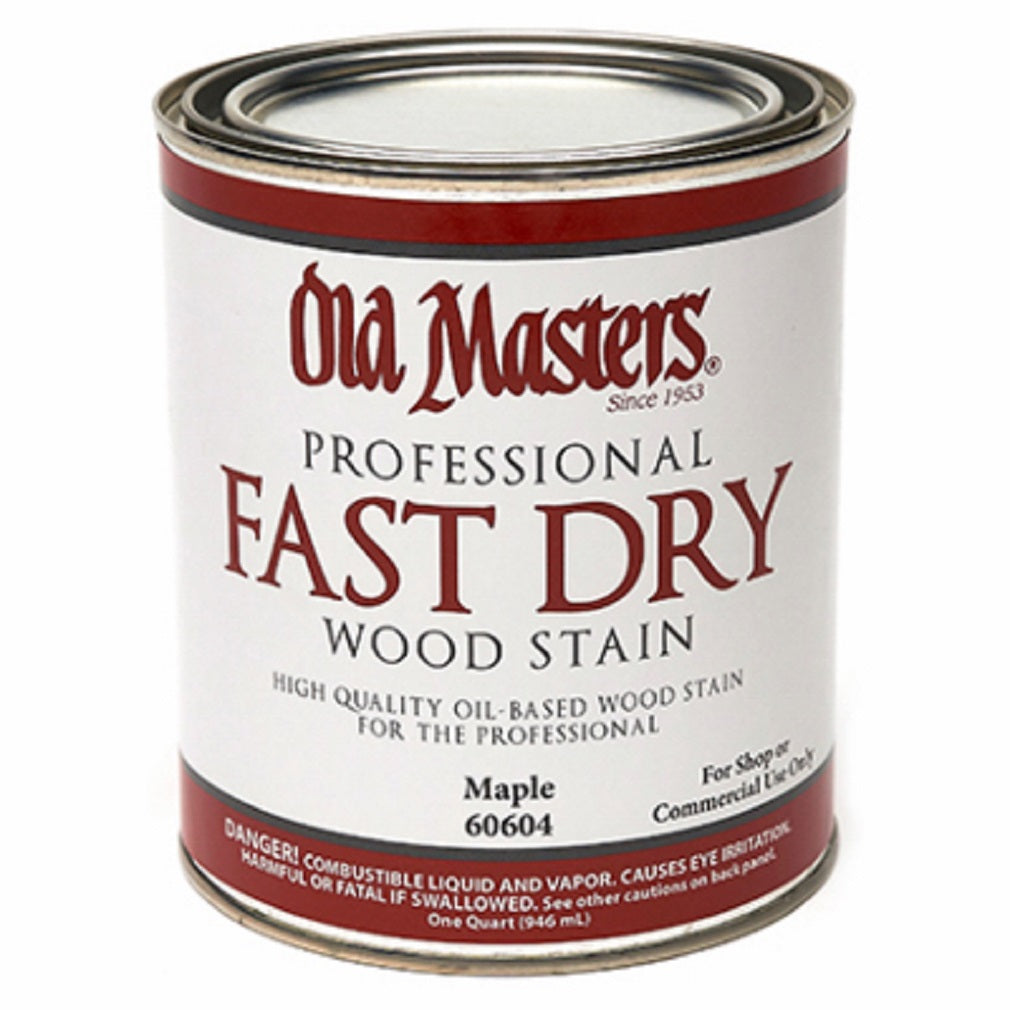 Old Masters 60604 Maple Fast Dry Stain, Oil Based, 1 Quart, Each ...