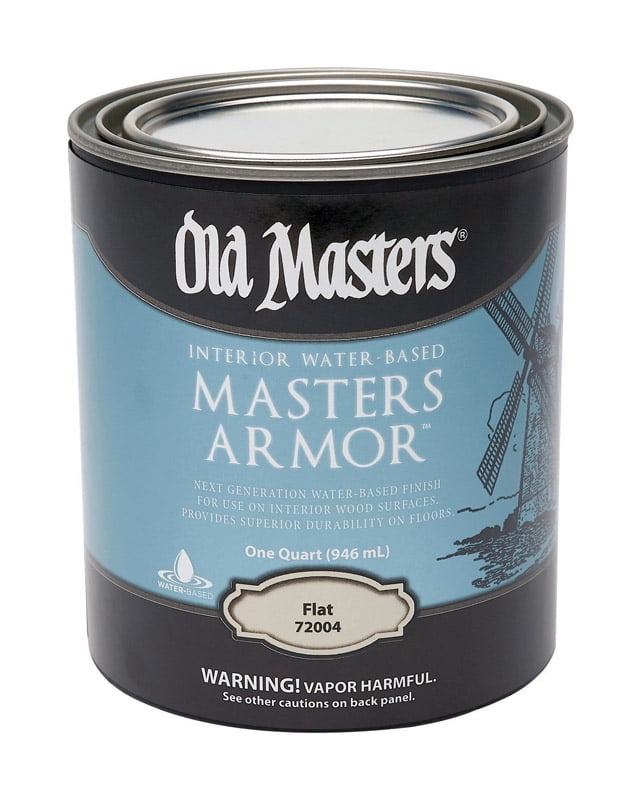 Diamond Vogel Masters Armor Flat Clear Water-Based Floor Finish, 1 Qt ...