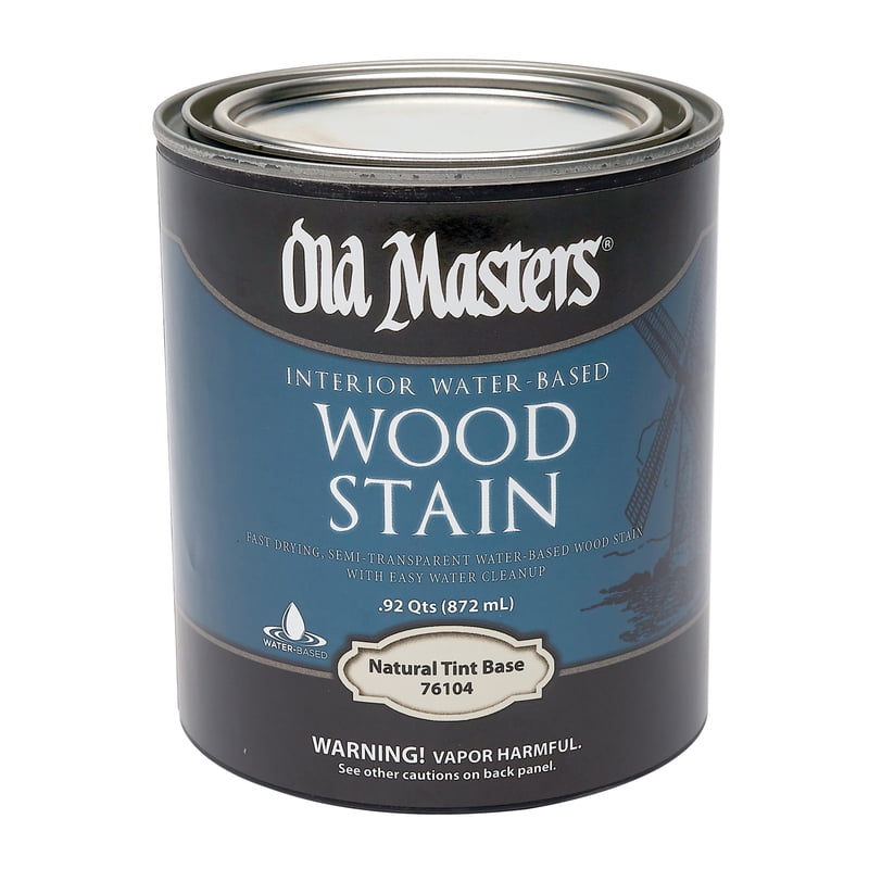 Old Masters 76104 Wood Stain, Clear, Natural, 1 qt Can - Walmart.com
