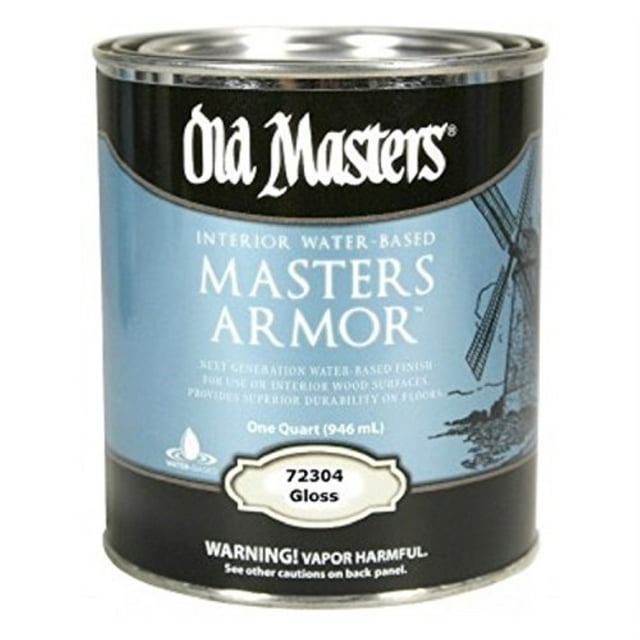 Old Masters Masters Armor Gloss Clear Water-Based Floor Finish 1 qt ...