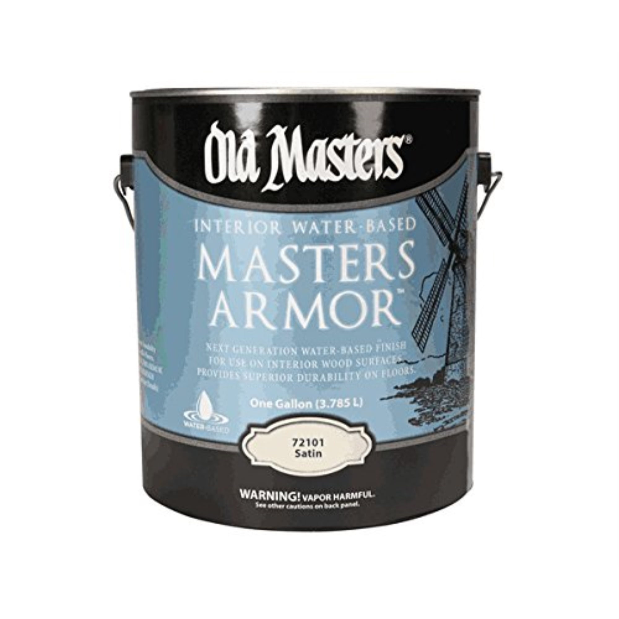 OLD MASTERS Armor Satin Clear Water-Based Wood Paint Sealer, Quick ...