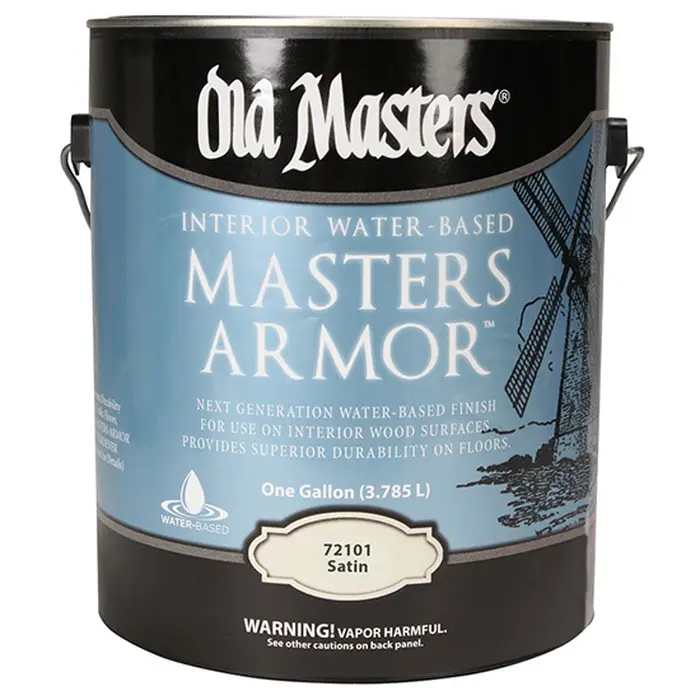 OLD MASTERS Armor Satin Clear Water-Based Wood Paint Sealer, Quick ...